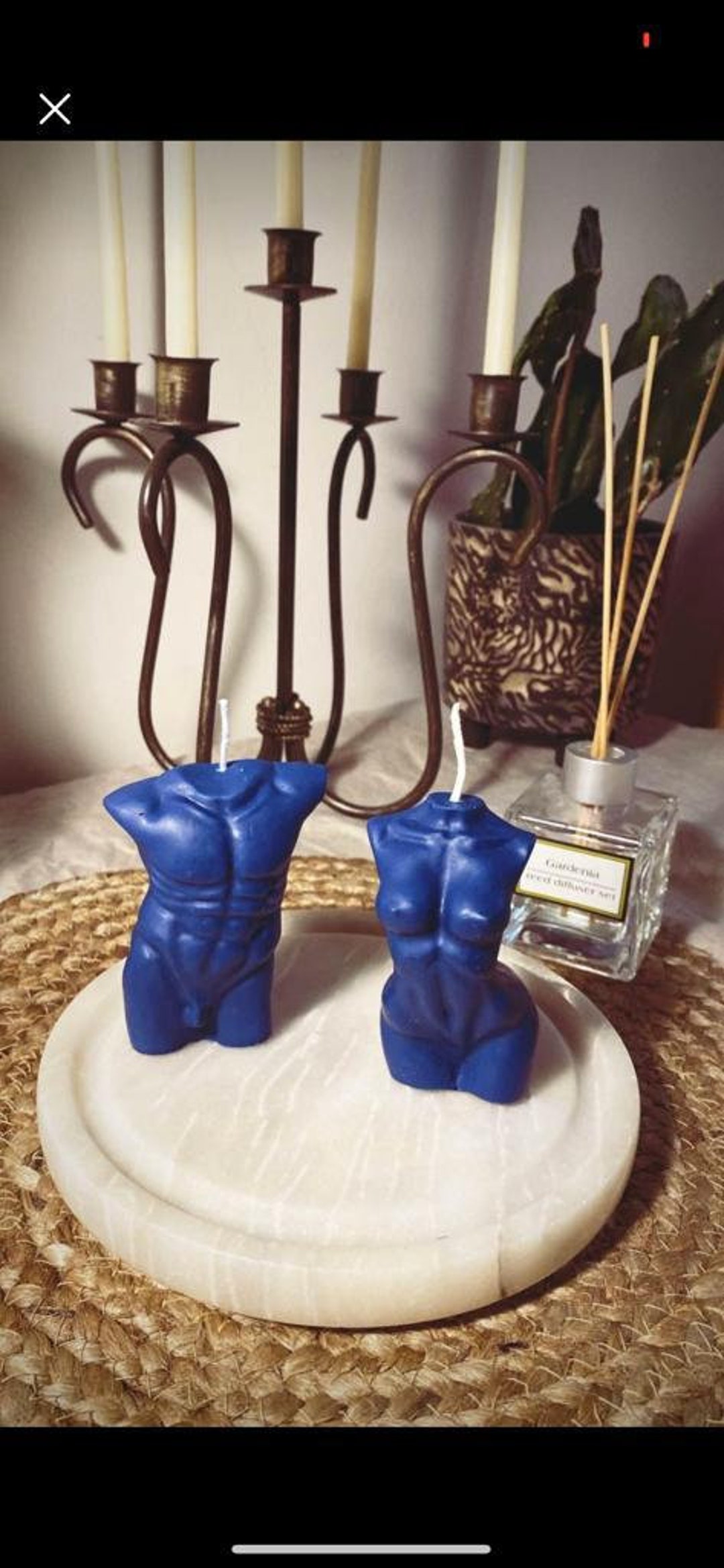 Man-woman Body Shape Candle - Etsy