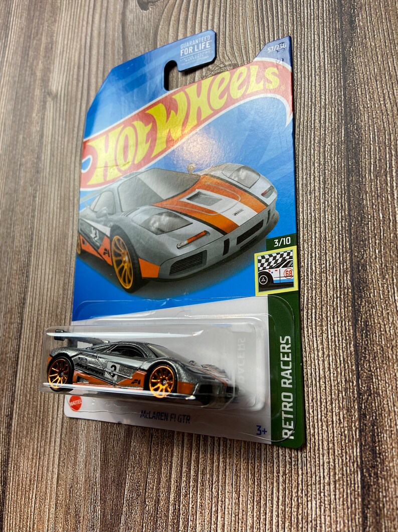 Hot Wheels NIB Mclaren F1 GTR Hot Wheels HW Retro Racers - Etsy