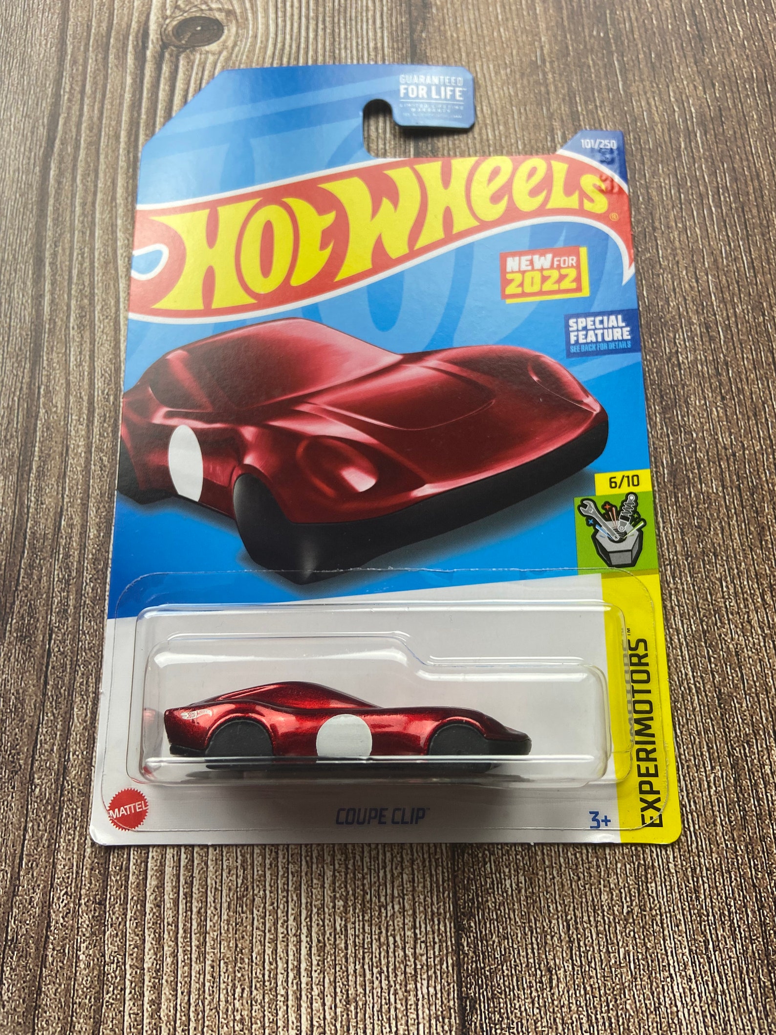 Hot Wheels, NIB Red Coupe Clip Hot Wheels, Experimotors 6/10, Mattel ...