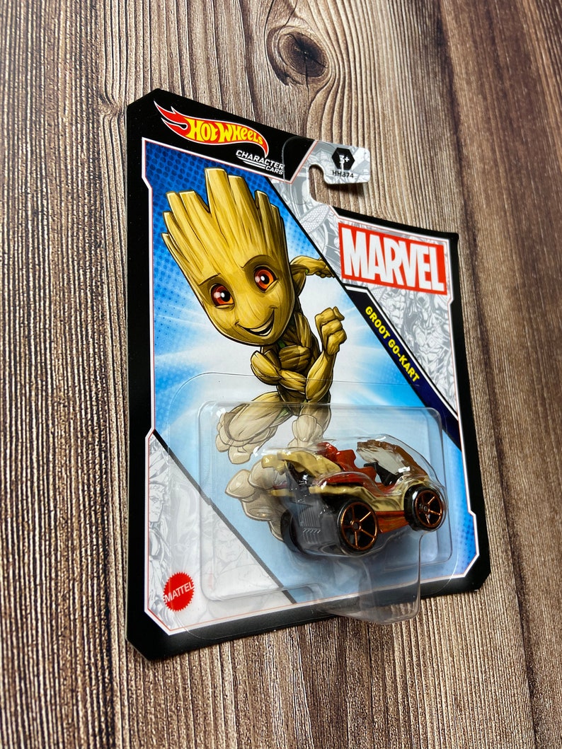 Hot Wheels, NIB Groot Go-kart Hot Wheels, Character Cars, Marvel ...
