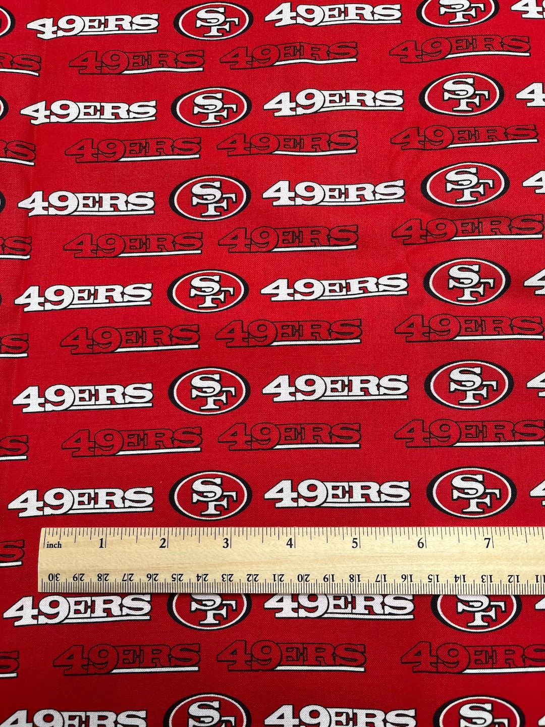 San Francisco 49ers Fabric, San Francisco Fabric, 100% Cotton, NFL ...