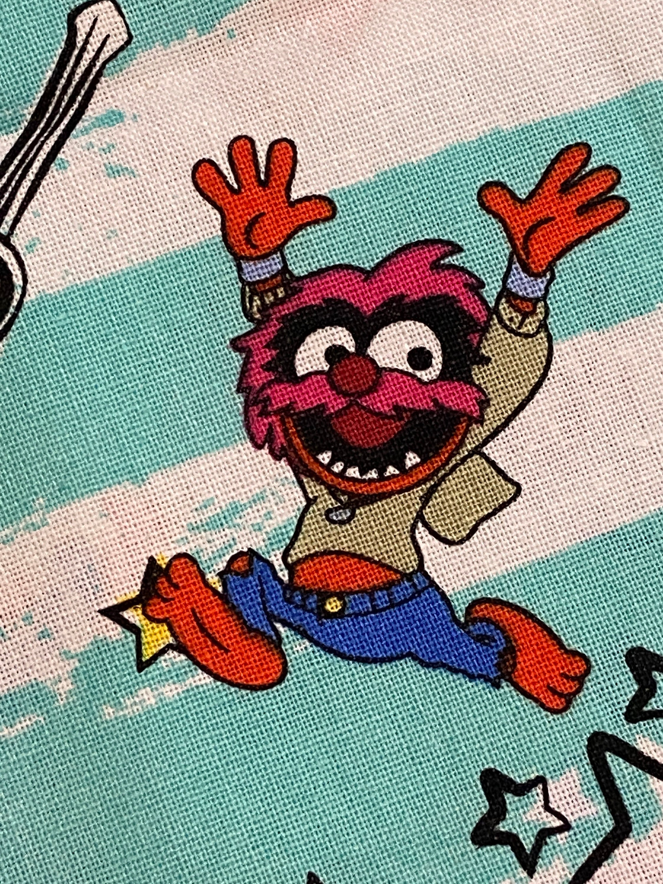 Muppets Fabric Kermit the Frog Fabric Miss Piggy Fabric - Etsy