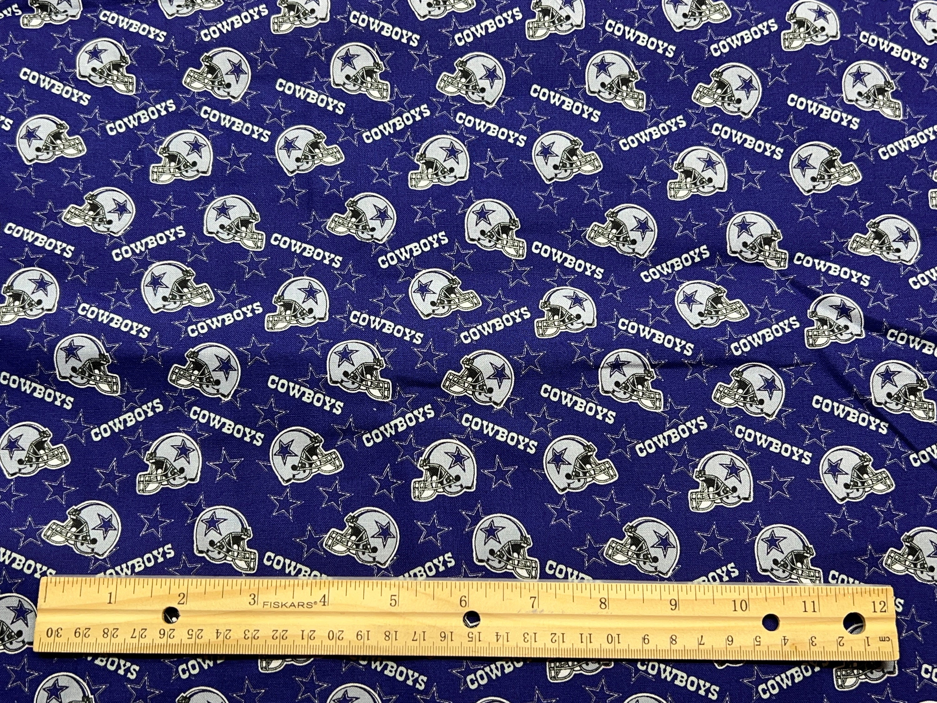 Dallas Cowboys Fabric, Cowboys Helmet, Fabric, 100% Cotton, NFL Fabric ...