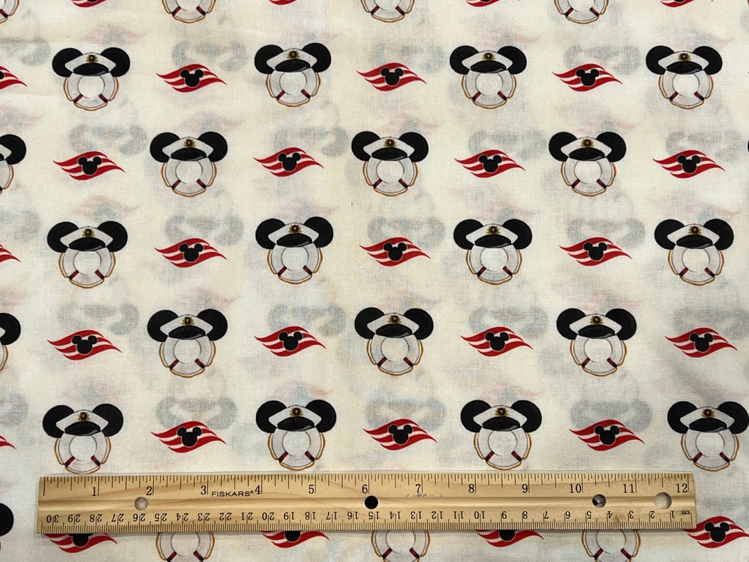 Disney Cruise Fabric, DCL LOGO,, Disney Fabric, Mickey Fabric, DCL ...