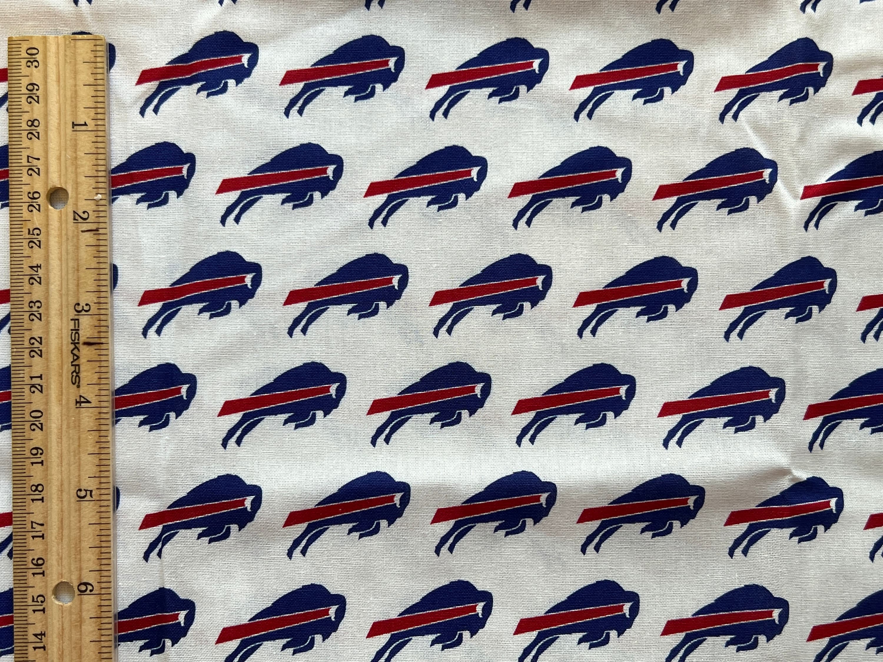 Buffalo Bills Fabric, Buffalo Bills 100% Cotton, Quilting Cotton, Fat ...