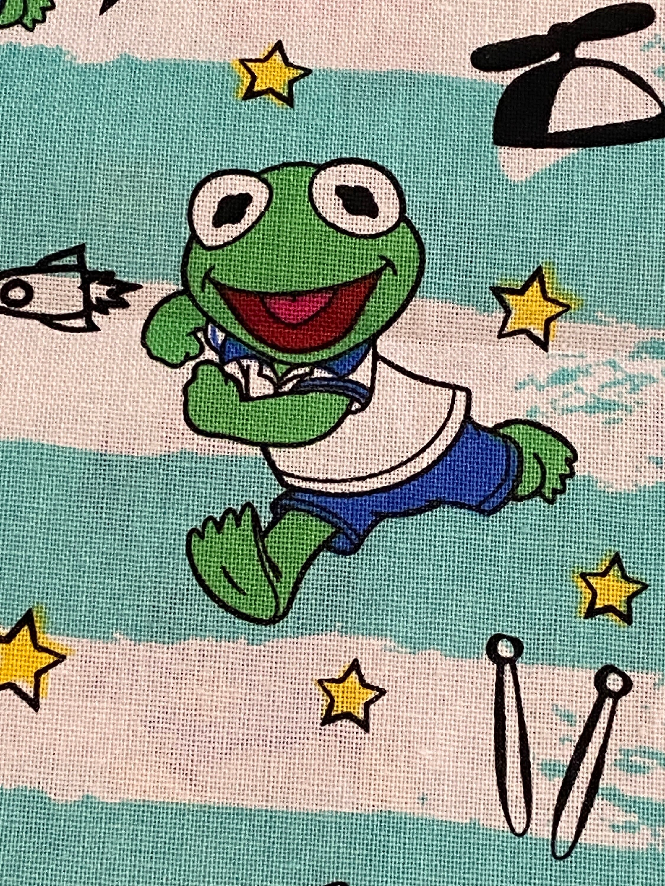 Muppets Fabric Kermit the Frog Fabric Miss Piggy Fabric - Etsy