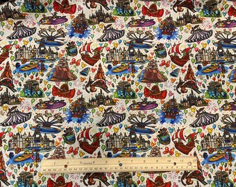 Its a Small World Fabric - Etsy
