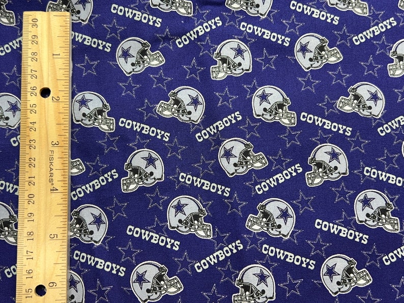Dallas Cowboys Fabric, Cowboys Helmet, Fabric, 100% Cotton, NFL Fabric ...
