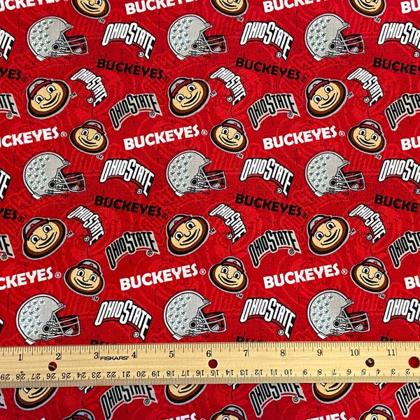 Ohio State Fabric - Etsy