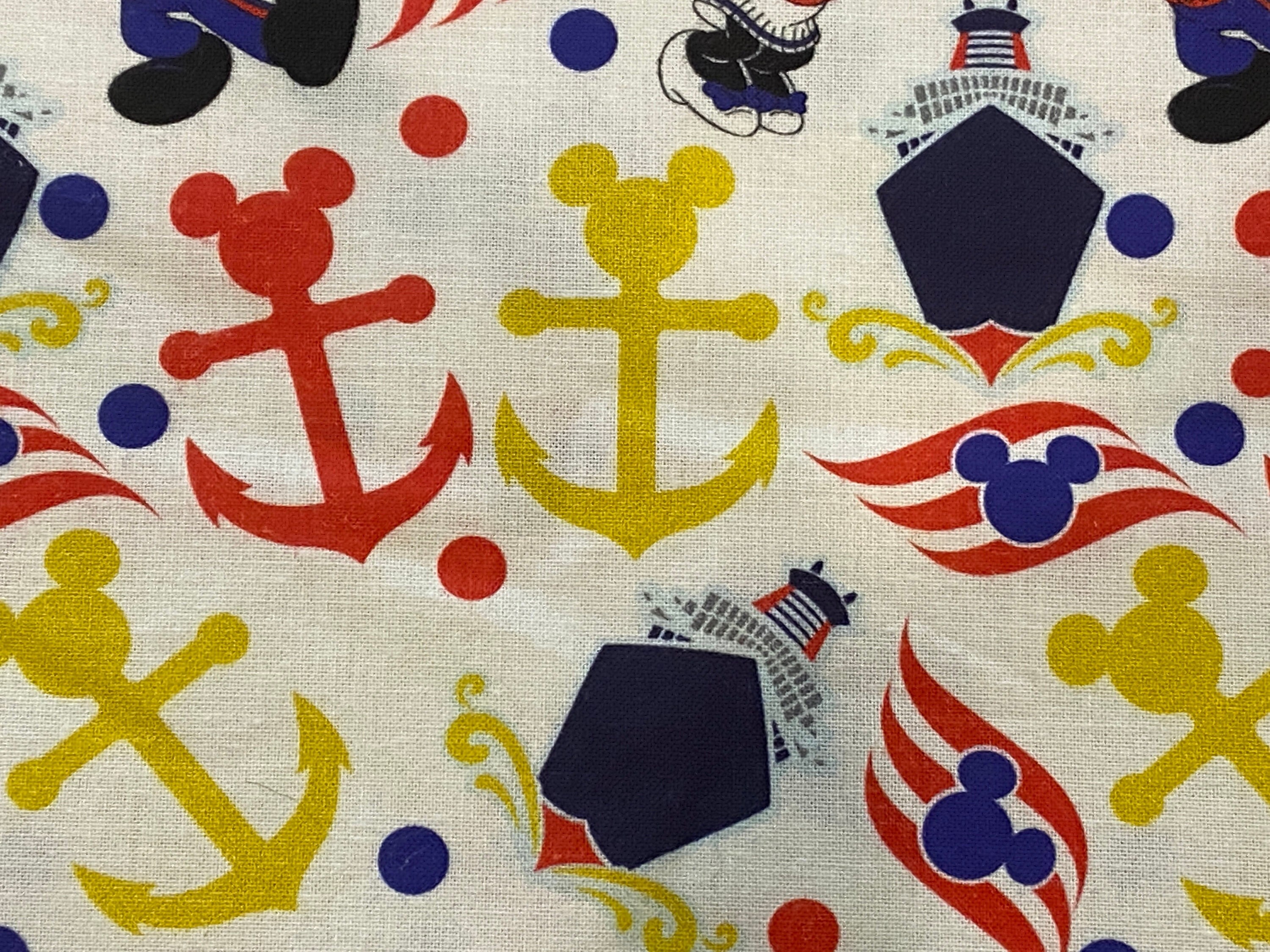 Disney Cruise Fabric Disney Fabric Mickey Fabric DCL - Etsy