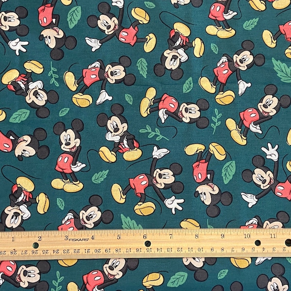 Mickey Mouse Fabric - Etsy