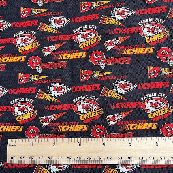 Kansas City Chiefs Fabric - Etsy