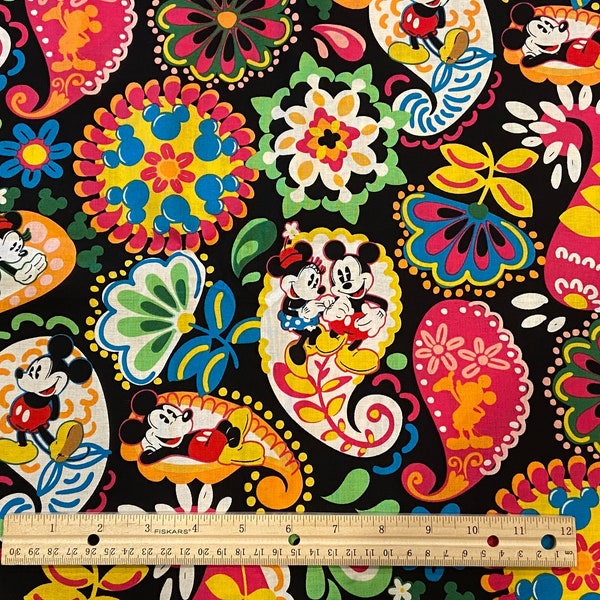 Mickey Mouse Fabric - Etsy