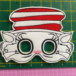 Handmade Dr Seuss Inspired Cat in the Hat Felt Face Mask - Etsy