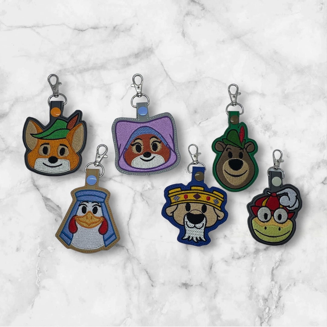 Handmade Robin Hood and Friends Character Keyring - Etsy
