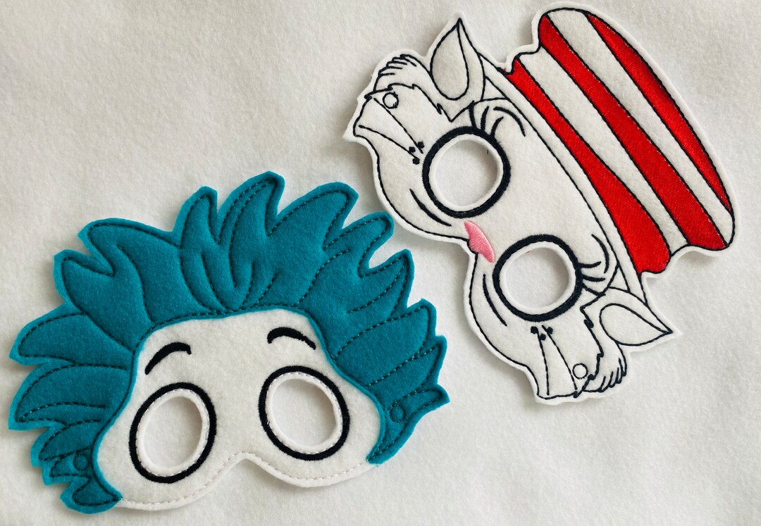 Handmade Dr Seuss Inspired Cat in the Hat Felt Face Mask - Etsy