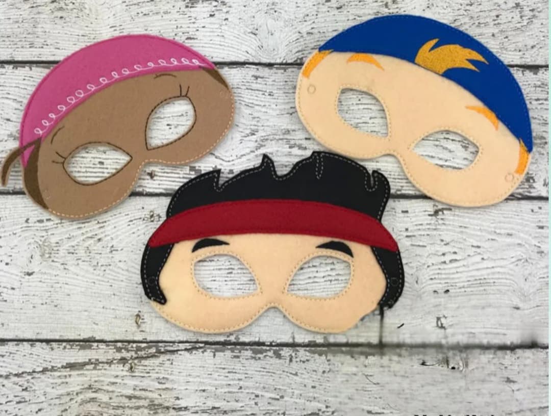 Handmade Jake and Co Felt Face Masks - Etsy