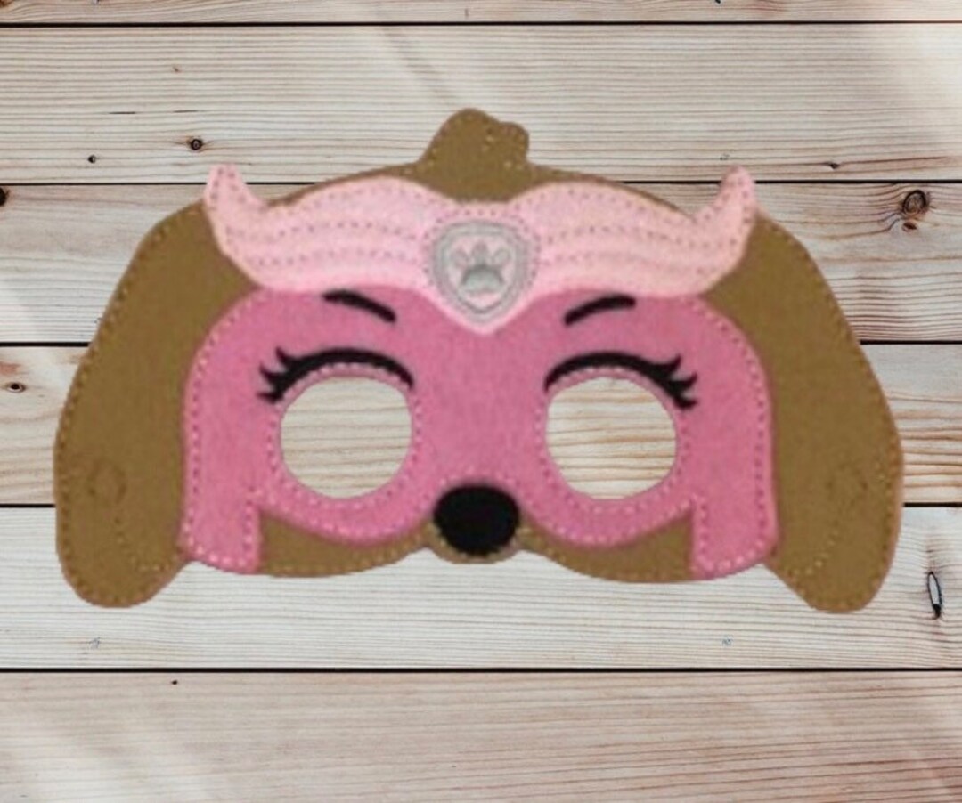 Handmade Mighty and Rescue Pups PP Felt Face Masks - Etsy