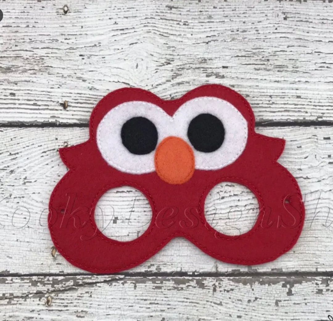 Handmade Sesame Character Felt Face Masks - Etsy