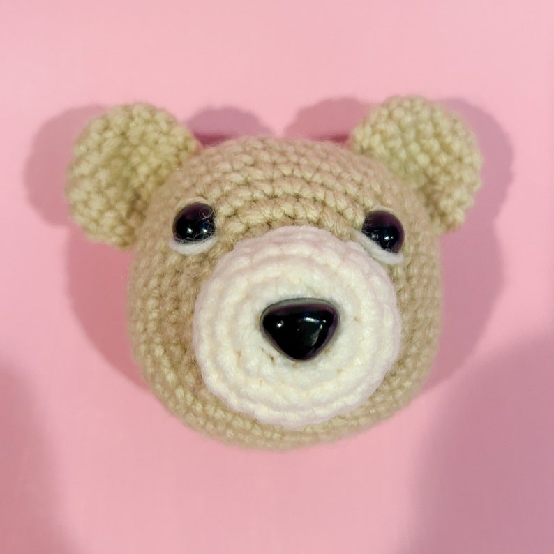 Bear Head Squishy Crochet Pattern Animal Amigurumi Digital File Key ...