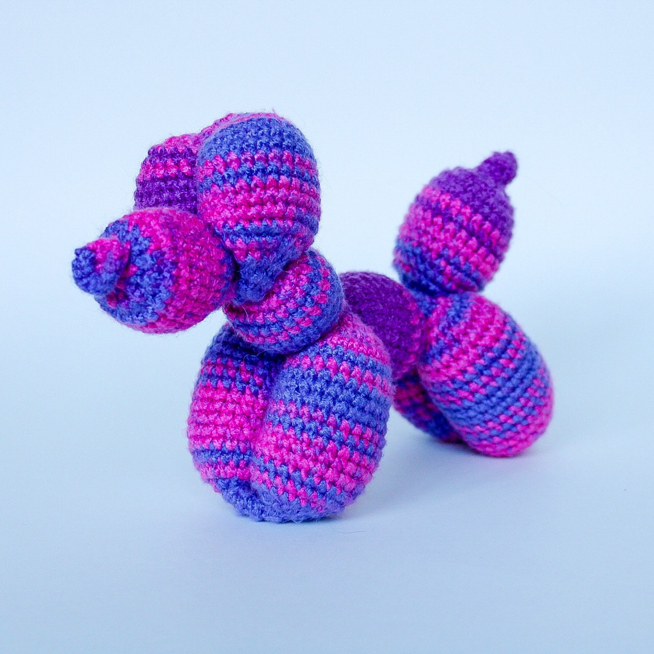 Amigurumi Balloon Dog Plush Queer Balloon Animal Toy - Etsy