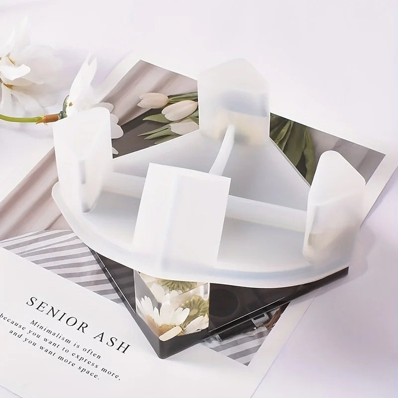 Round Square Octagonal Coaster Mold With Holder Mold Coaster Set ...