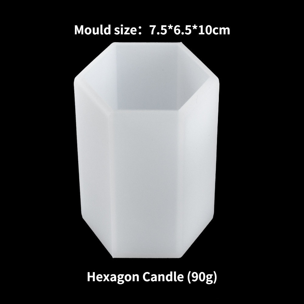 Hexagonal Candle Mold Hexagon Silicone Mold Candle Mold Soap Mold ...