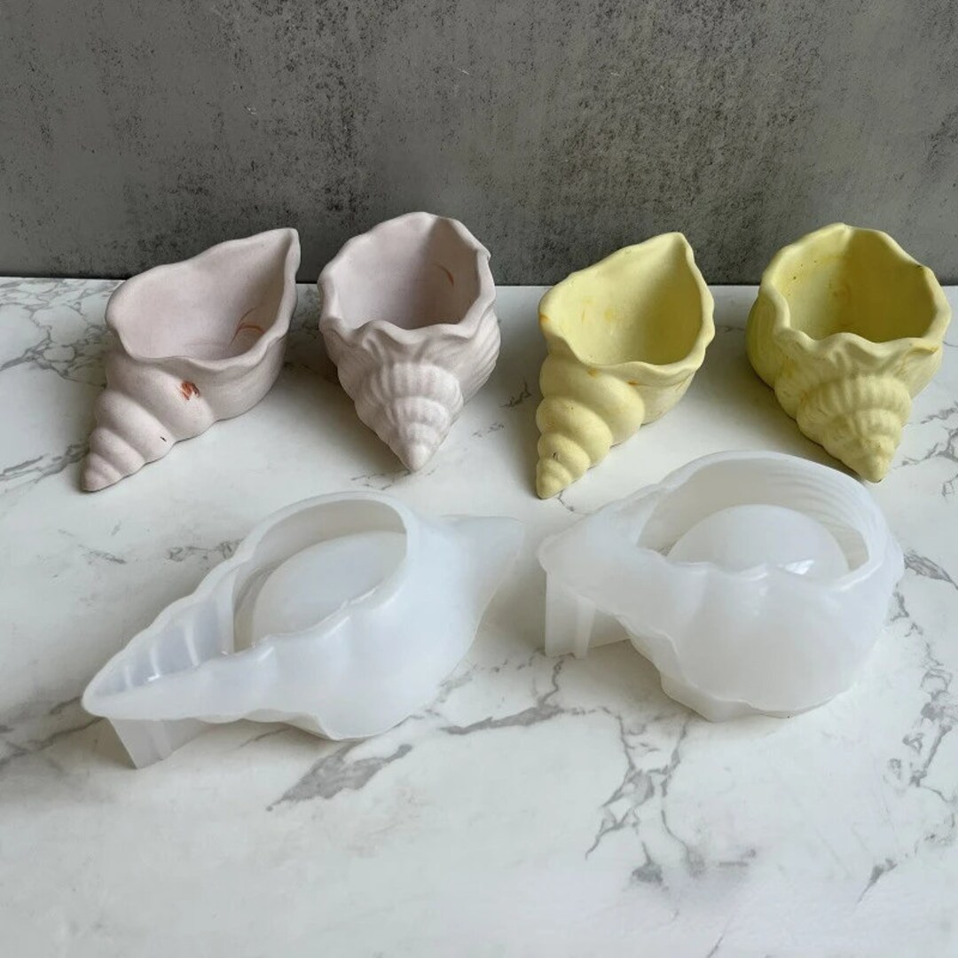 Shell Mold Silicone Mold Concrete Mold Sea Snail Mold Conch Silicone ...