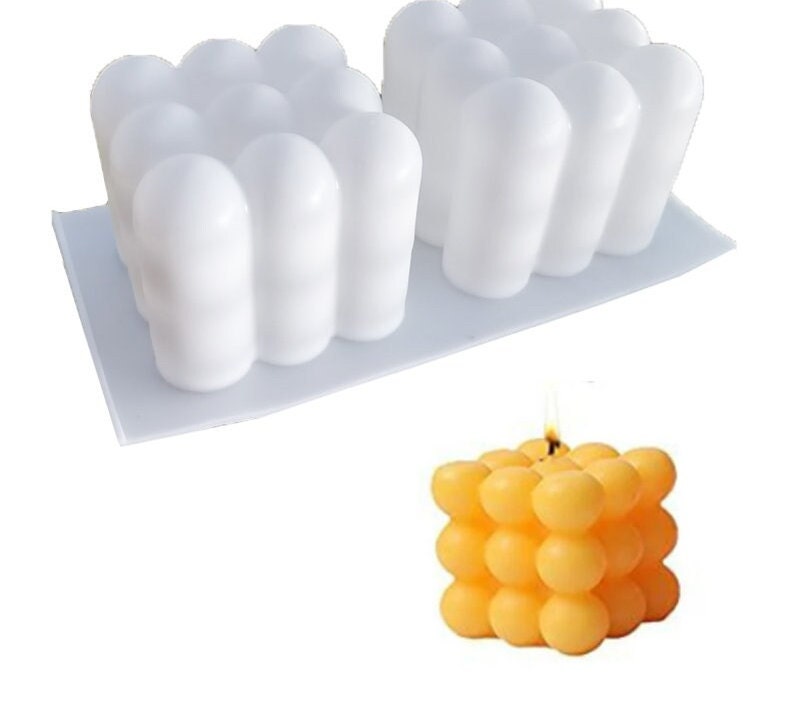 Bubble Ball Candle Cube Mold Multiple Bubble Ball Silicone Mold Six ...