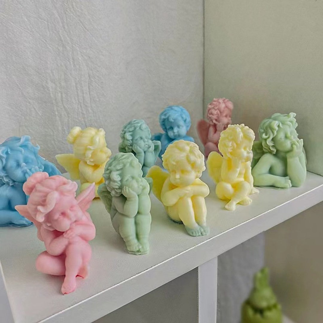 Angle Car Freshie Mold Winged Angel Silicone Mold Candle Mold Soap Mold ...