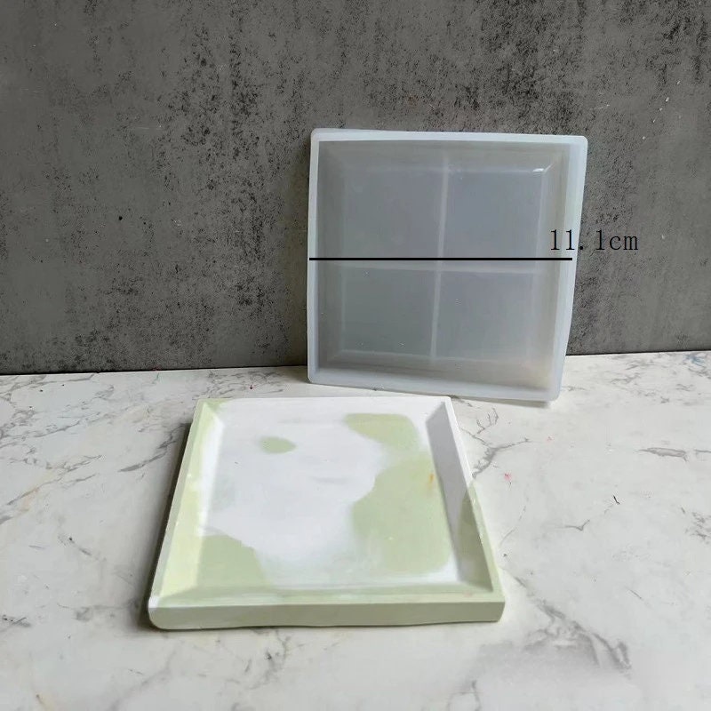 Square Round Octagon Tray Mold Silicone Mold Concrete Mold Plaster Tray ...