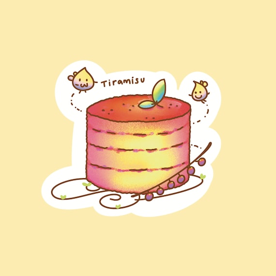 Alice's Baking Series Sticker / Tiramisu Stickers Kawaii - Etsy