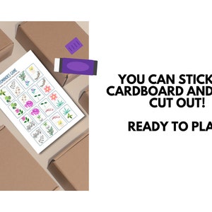 Plant Dominoes Game, Printable Board Game, Dominoes Game, Family ...
