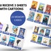 Cartoon Memory Game, Memory Game Cards, Cartoon Characters Game ...