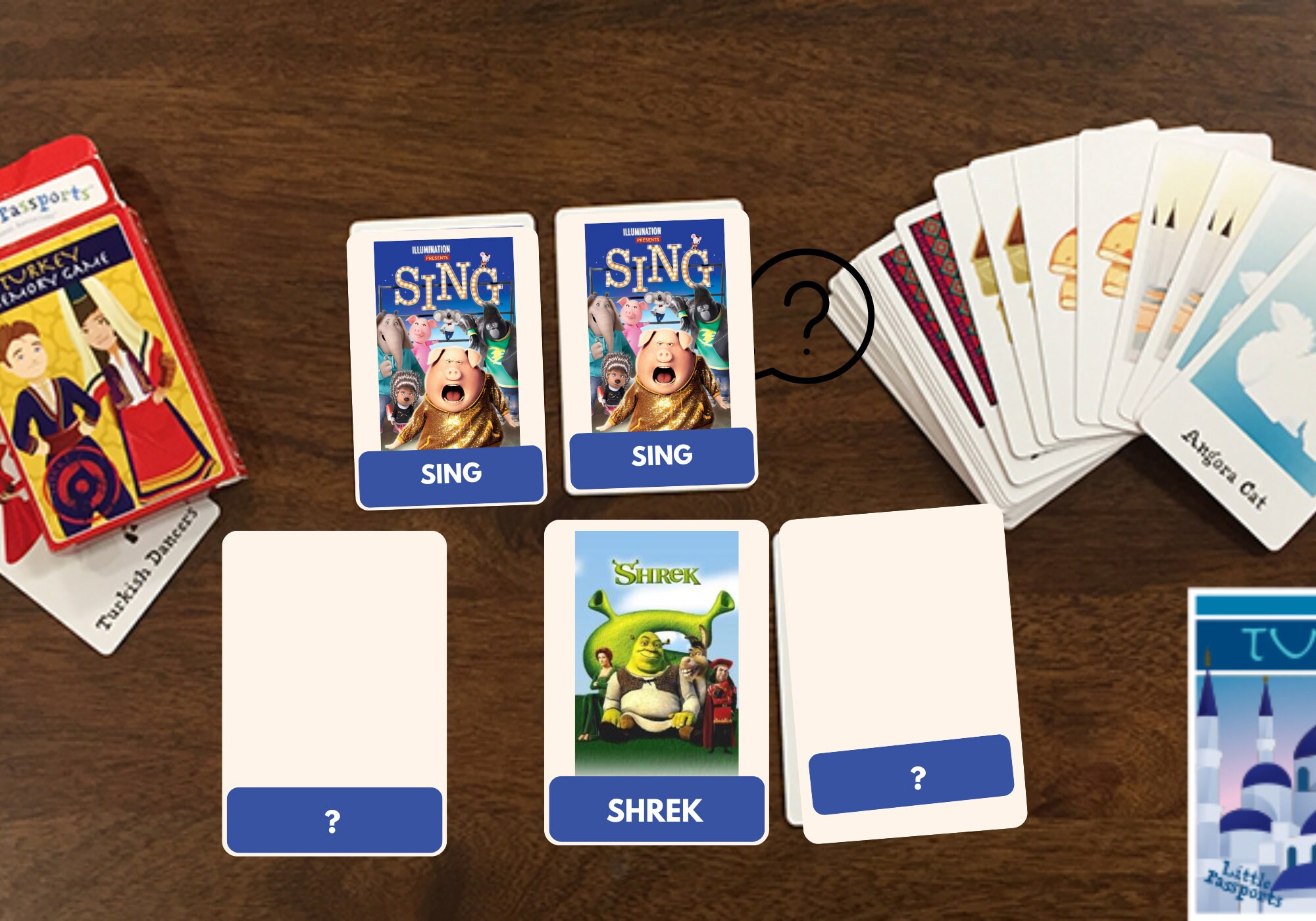 Cartoon Memory Game, Memory Game Cards, Cartoon Characters Game ...