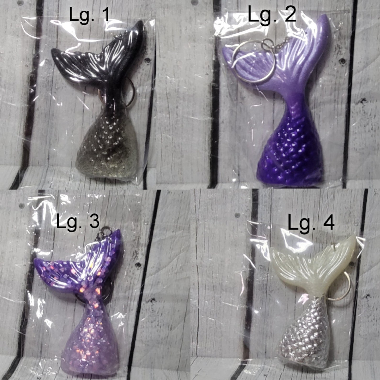 Mermaid Tail Keychains - Etsy