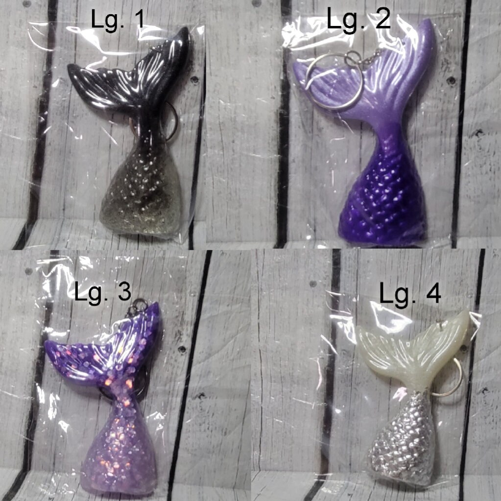 Mermaid Tail Keychains - Etsy