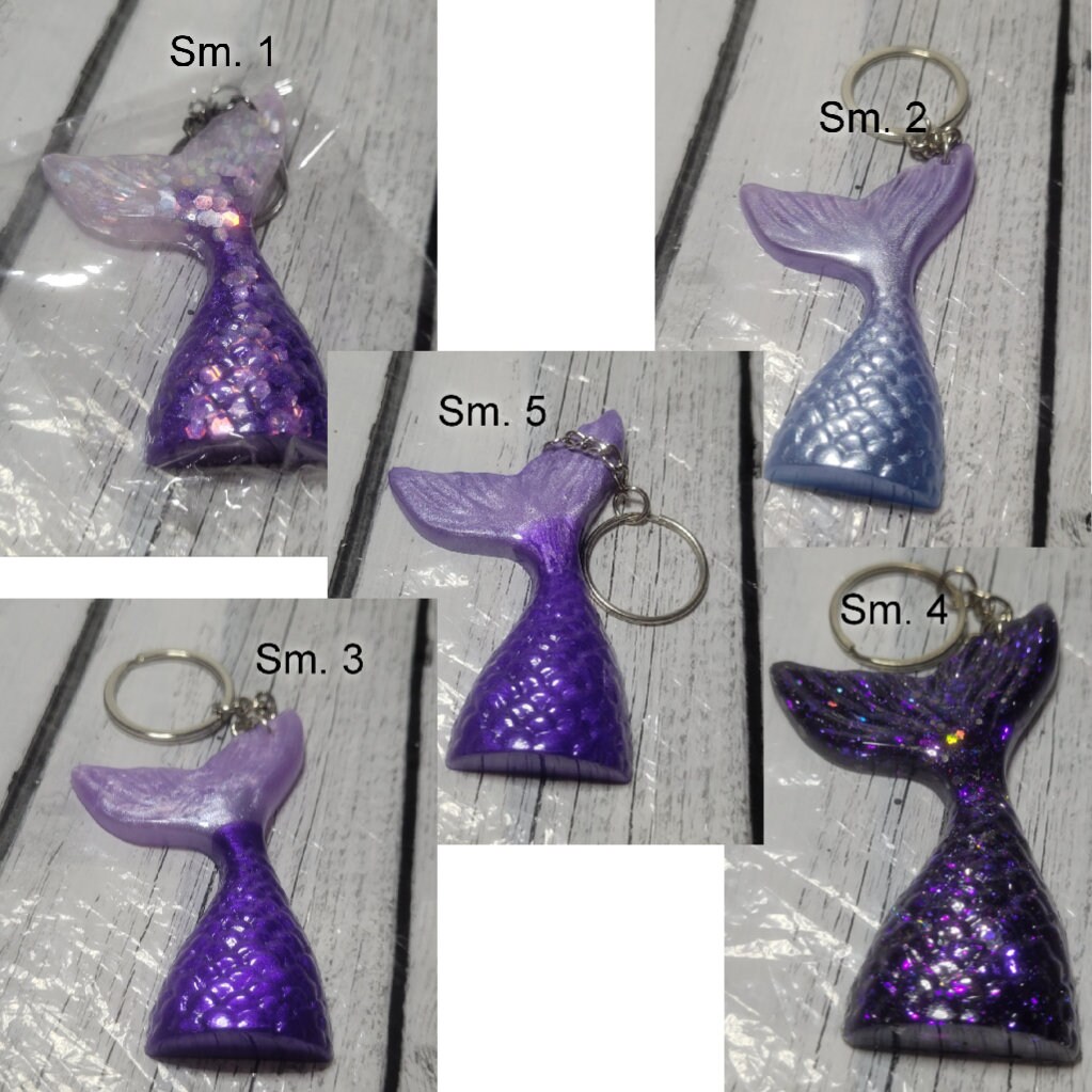 Mermaid Tail Keychains - Etsy