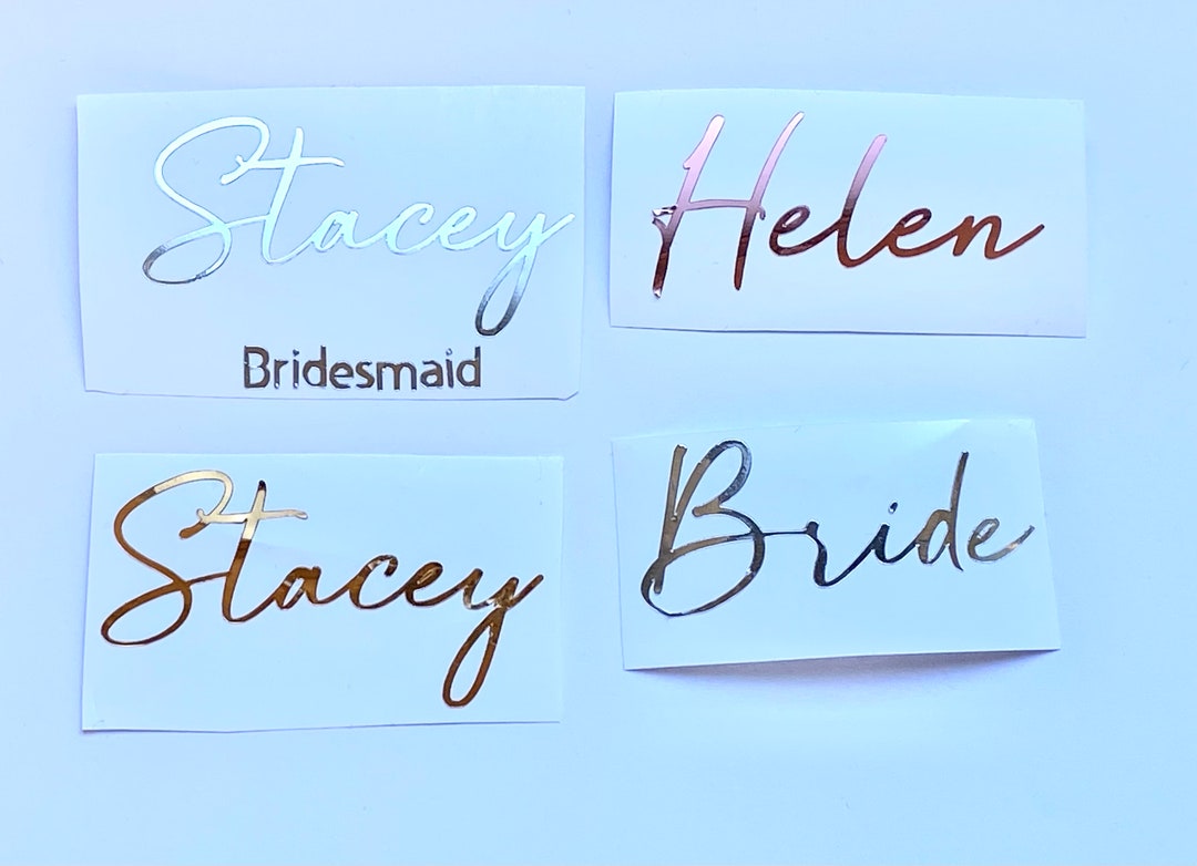Personalised Wedding Hanger Labels / Wedding Hanger Decals/ Custom ...