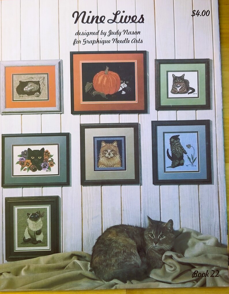 Judy Nason Nine Lives Cross Stitch Chart 22 - Etsy