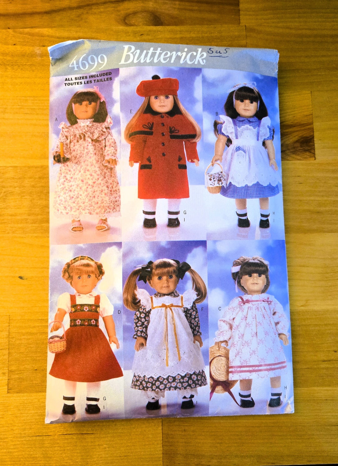 Butterick #4699 Sewing Pattern for 18-inch Doll Clothes - Etsy