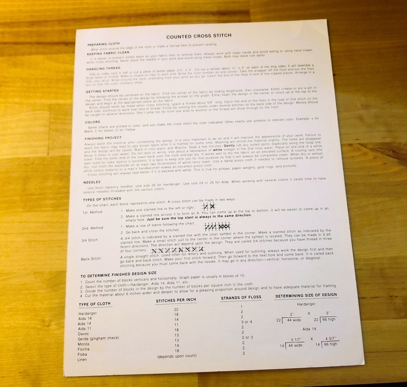 Country Crafts - A Colonial Sampler - Leaflet #74 - Cross Stitch Chart ...