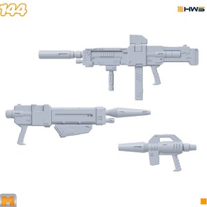 144WS-018 Beam Weapons Set 02 1/144 set of 3 Weapons. 3D Resin Weapon ...