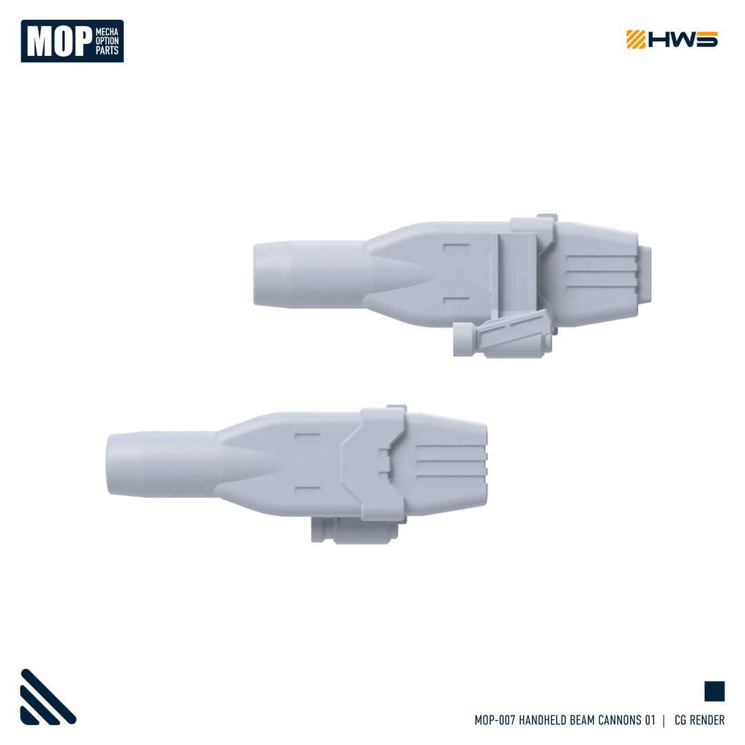 MOP-007 Handheld Beam Cannons 01 1/144. 3D Resin Accessories for 1/144 ...