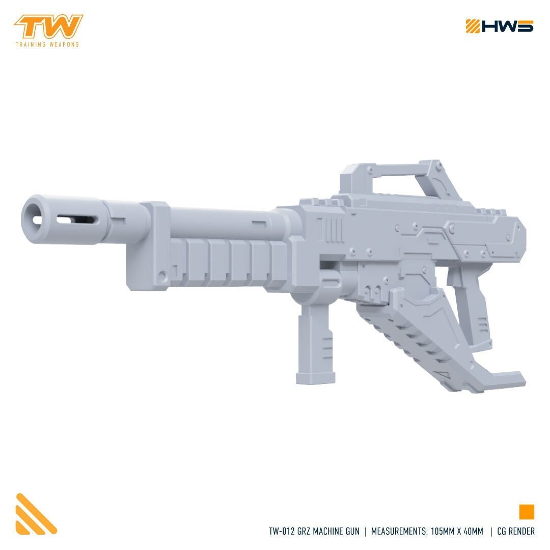 TW-012 GRZ Machine Gun. 3D Resin Weapon for 1/100 Scale Gundam Kits. - Etsy