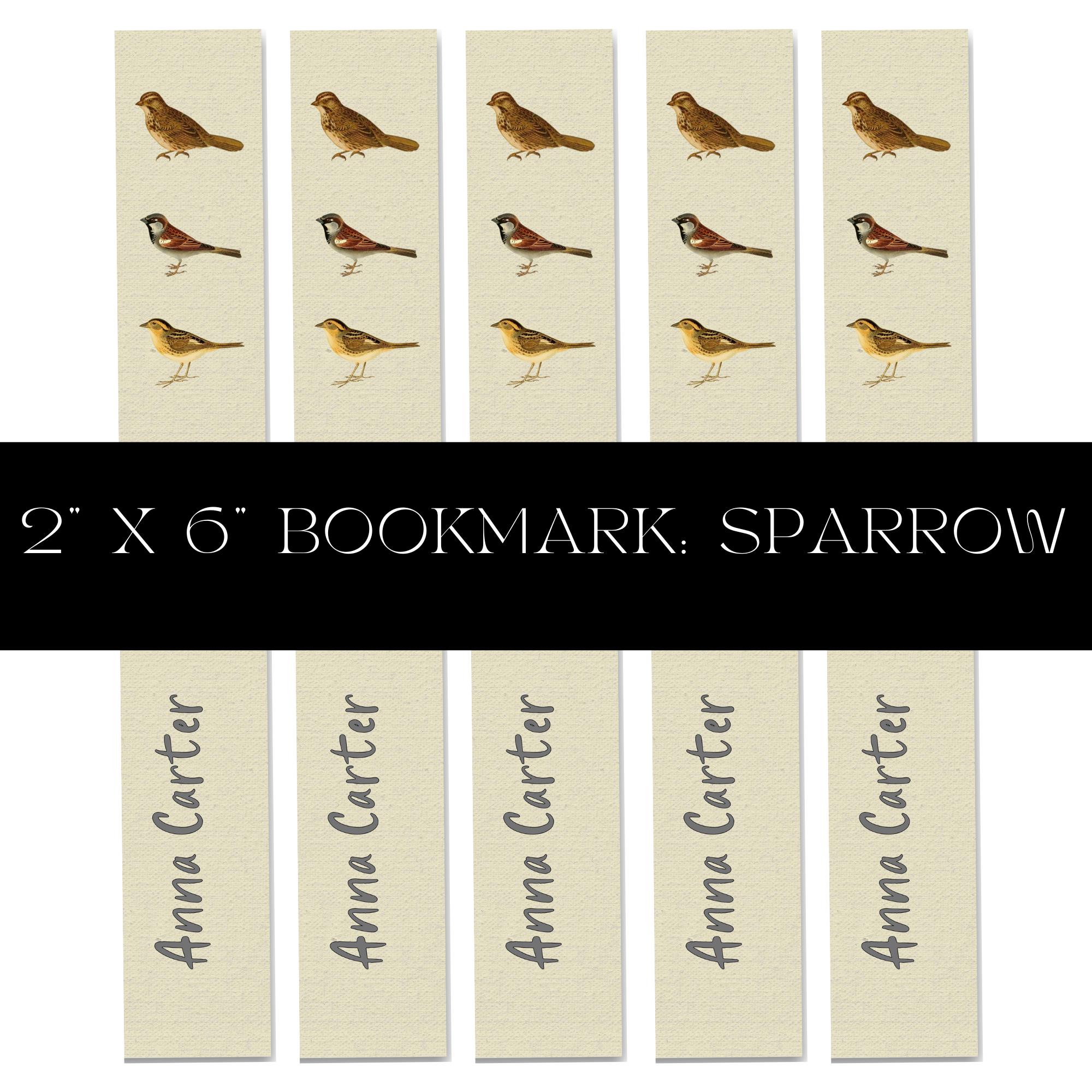Bird Bookmark, Nature Bookmark, Spring Bookmark, Custom Bookmark ...