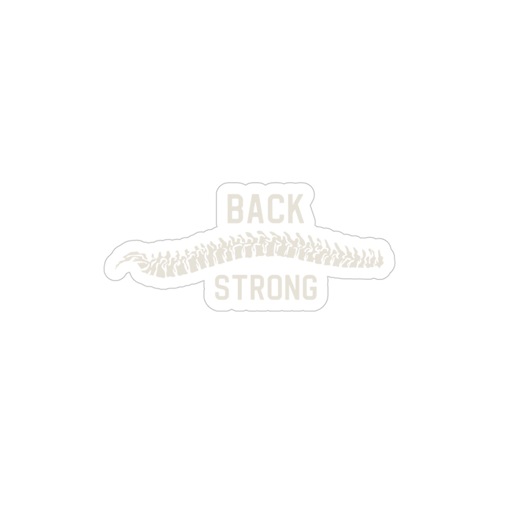 Back Strong Decals, Scoliosis Awareness, Spinal Fusion Survivor Sticker ...