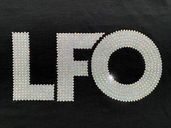 Rhinestone Official LFO Logo T-shirt With Hashtags - Etsy