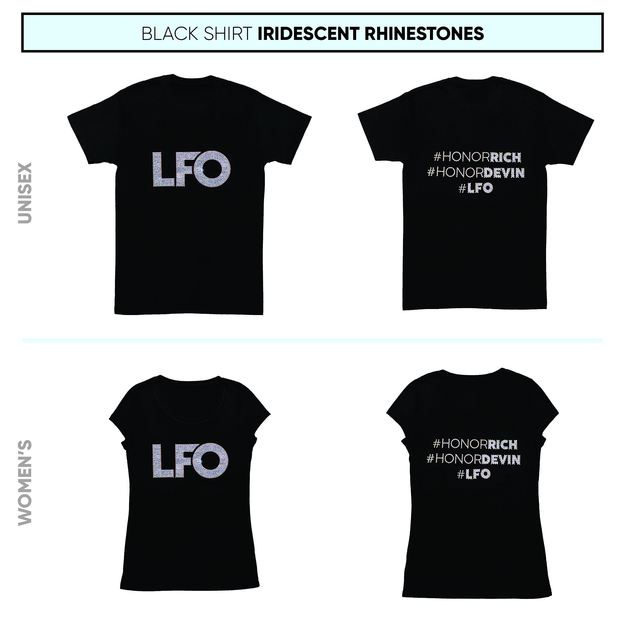 Rhinestone Official LFO Logo T-shirt With Hashtags - Etsy