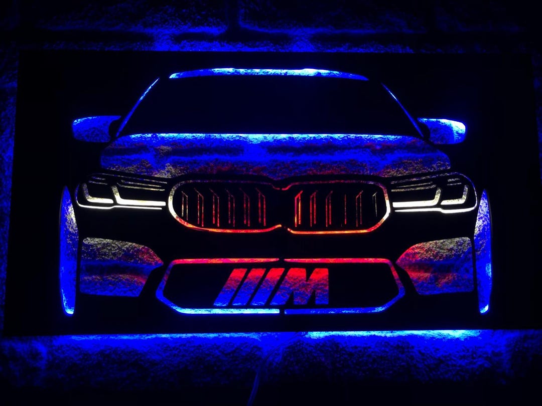 Bmw Led Signdecorative N Sweet Wall Artbmw Led Signbmw Wall Decorbmw ...